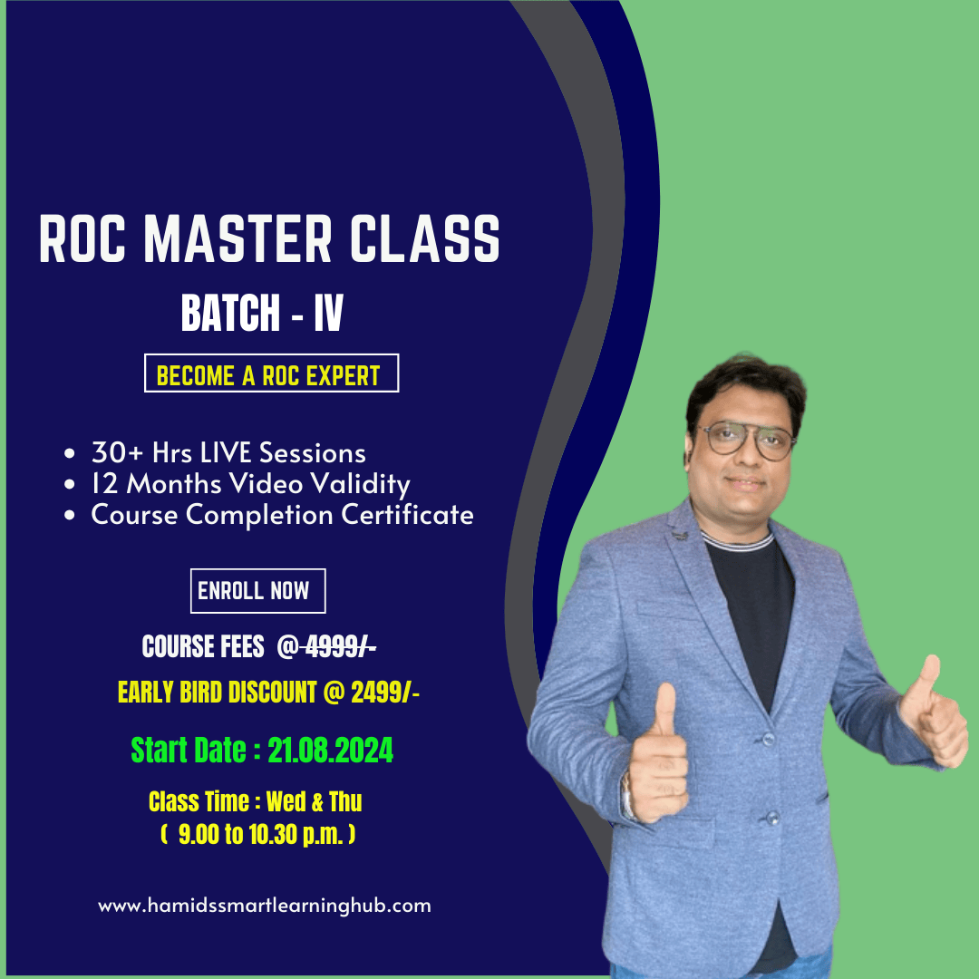 ROC Master Class With Practical Training