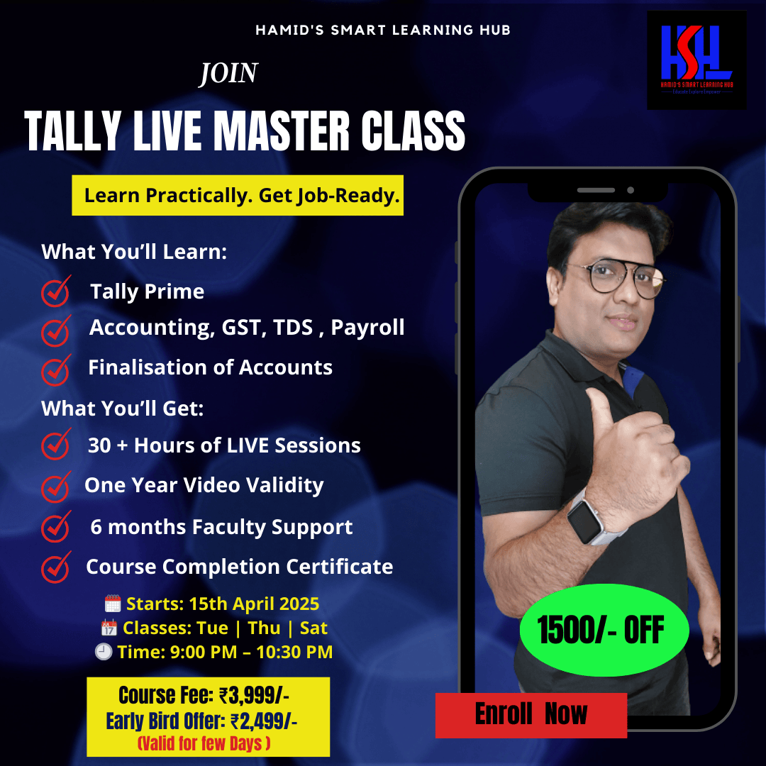Tally Live Masterclass by Hamid Tarafder